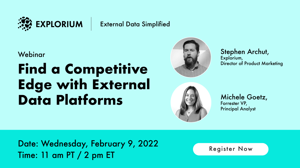 Find a Competitive Edge with External Data Platforms | Explorium