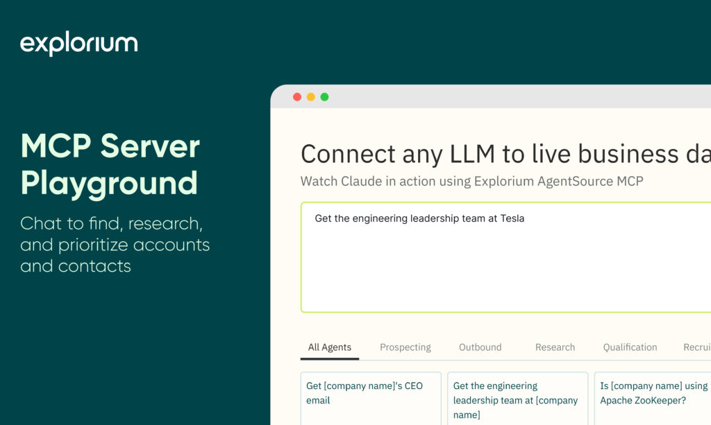 MCP Playground | Explorium